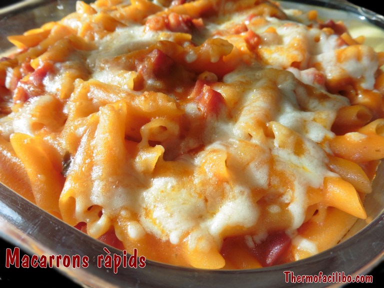Macarrons ràpids – THERMOFACILIBO