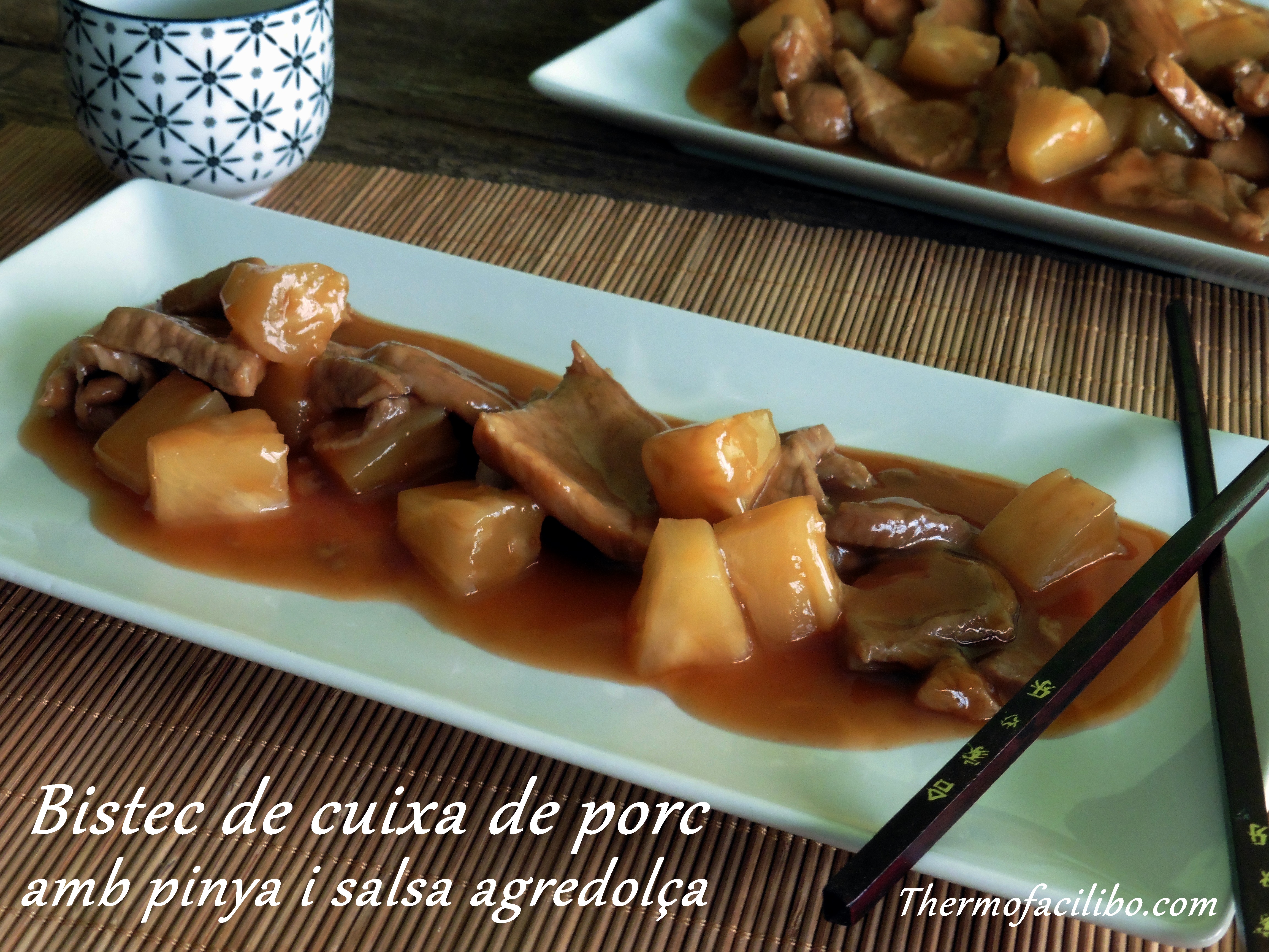 Escalopes de porc amb pinya i salsa agredolça – THERMOFACILIBO