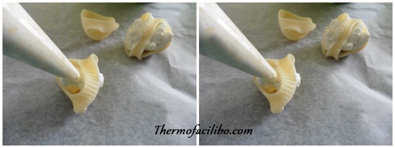 Escudella de galets farcits de crema de formatge – THERMOFACILIBO