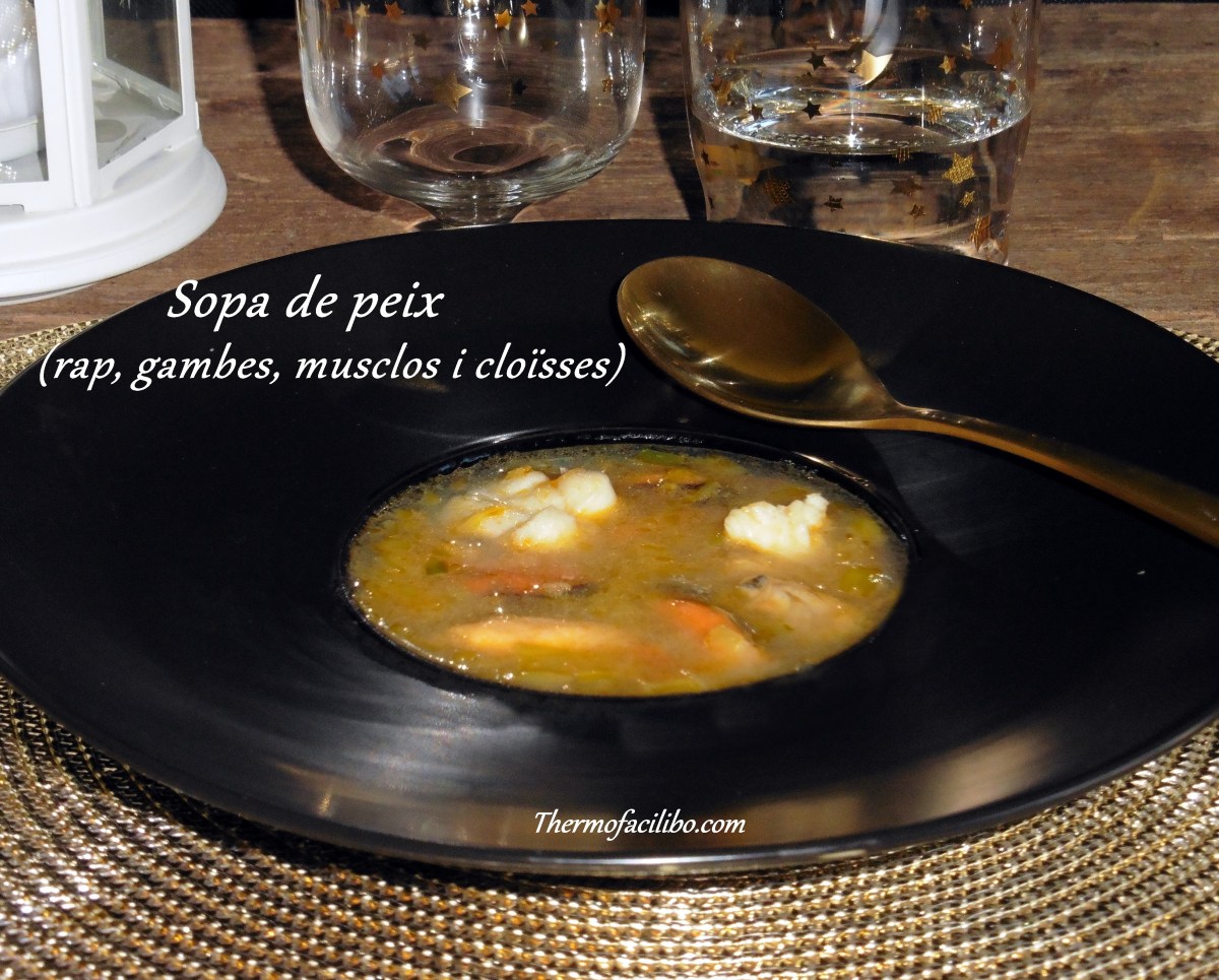 Sopa de peix (rap, gambes, musclos i cloïsses) – THERMOFACILIBO
